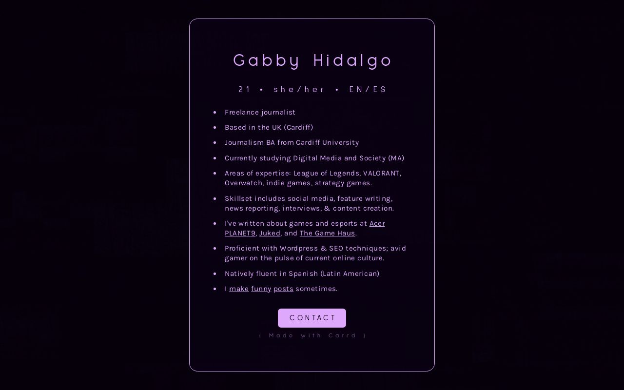 Gabby "Tattletale" Hidalgo